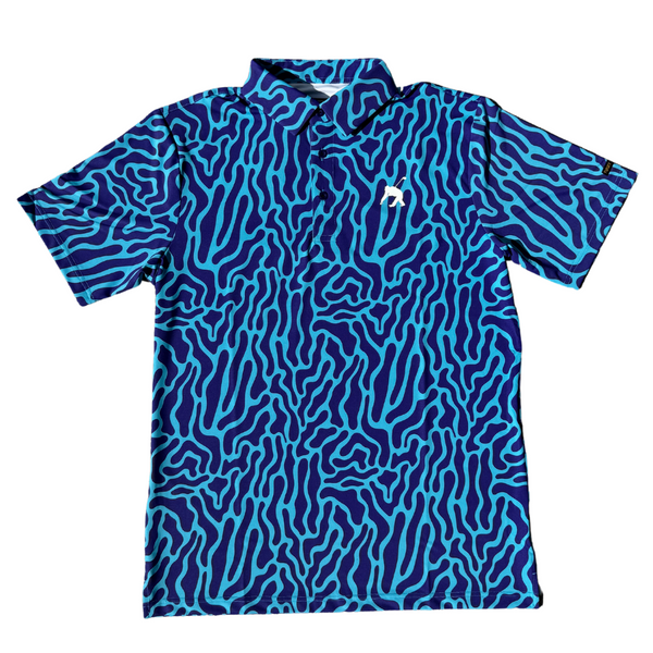 Electric Jungle Men's Ultra-Stretch Golf Polo – Funky Monkey Golf Co.